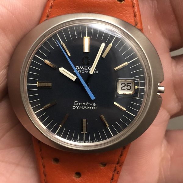 SOLD Beautiful blue dial Omega Dynamic | WatchCharts