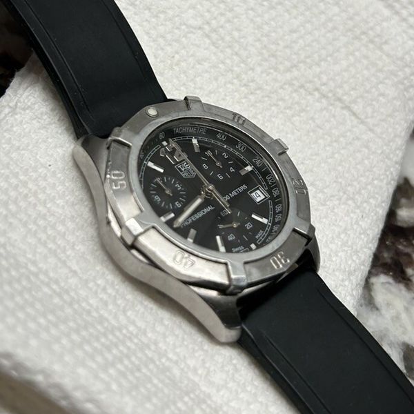Vintage Tag Heuer Chronograph Professional Swiss Diver Watch ...