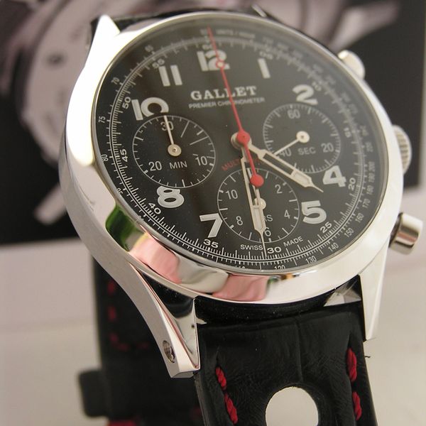 Gallet Chronograph - LNIB -10 YEAR WARRANTY! | WatchCharts Marketplace