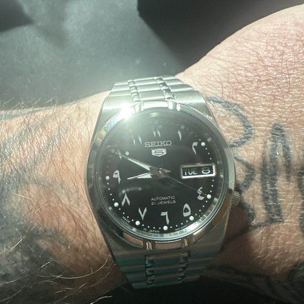 Seiko 5 Sports Men's Black Watch - SNK063J5 | WatchCharts Marketplace