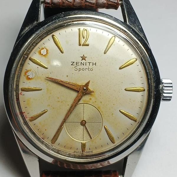 Vintage ZENITH Sporto Classic Cal. 40T - 9583075 | WatchCharts Marketplace