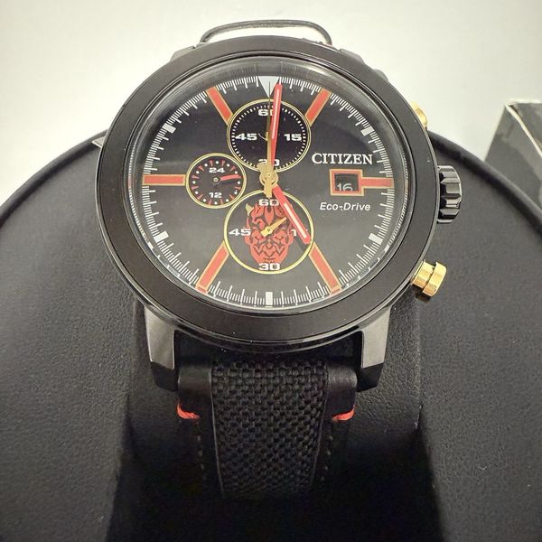 Citizen Men's Eco-Drive Star Wars Darth Maul Mastermind Chronograph ...