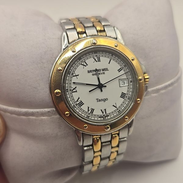 Raymond Weil Tango 5560 Two Tone Stainless Steel Men's Wristwatch ...