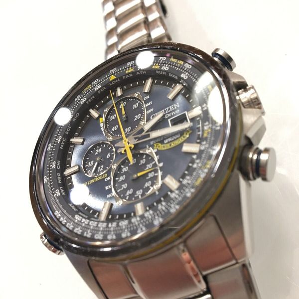 Citizen Eco-Drive AT8020-54L Blue Angels Wrist Watch for Men Used ...