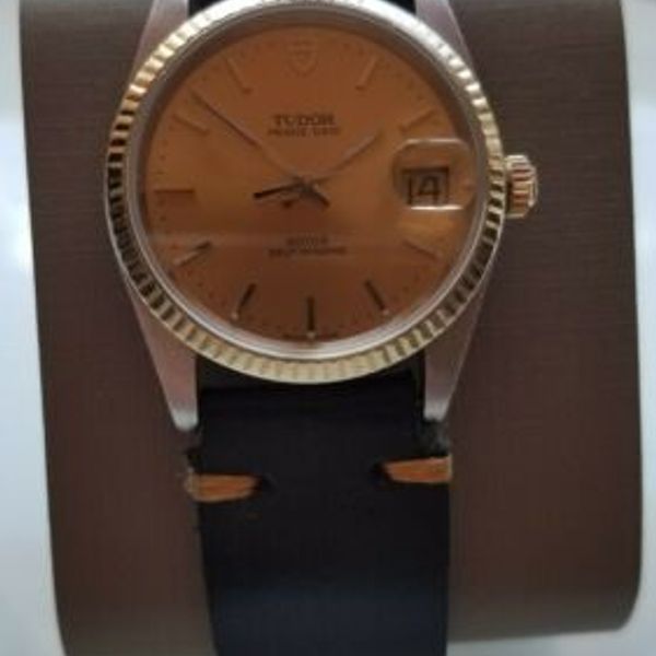 Tudor Rolex Prince Date Rotor Self Winding Gold Watch 34mm 74033 GREAT ...