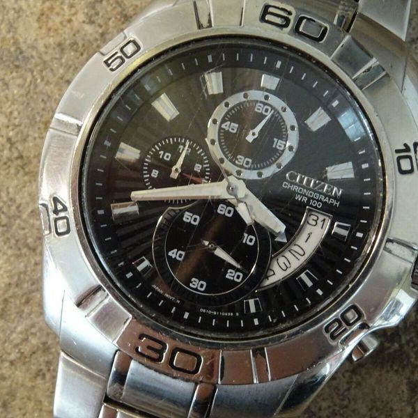 Citizen WR 100 Chronograph Watch tested and working | WatchCharts