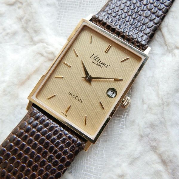 Vintage Bulova Vintage Bulova Ultime 14k Solid Gold Men's Watch (MINT ...