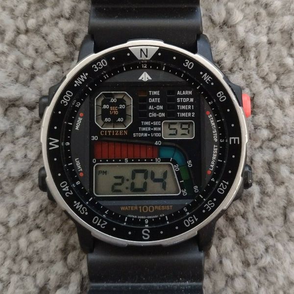 Citizen D060-086970 Promaster Windsurfer Watch Windjack Rare Vintage ...