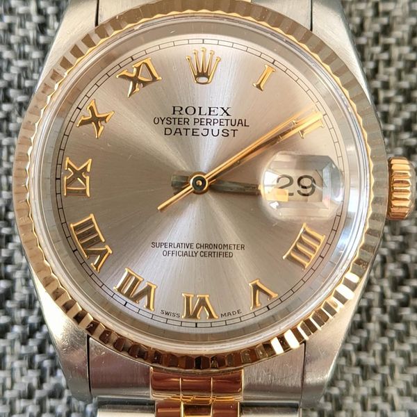 [WTS/WTT] 1989 Rolex Datejust ref: 16233 | Grey Roman dial ...
