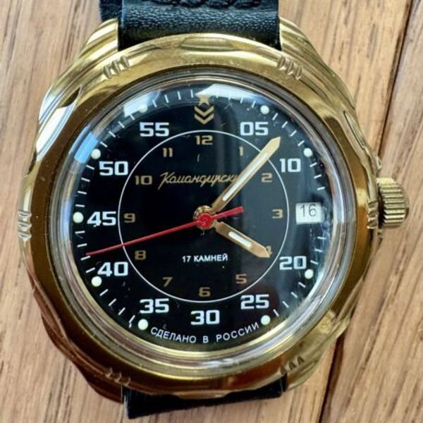 Vostok Komandirskie Mechanical Russian Military Watch - USA SELLER ...