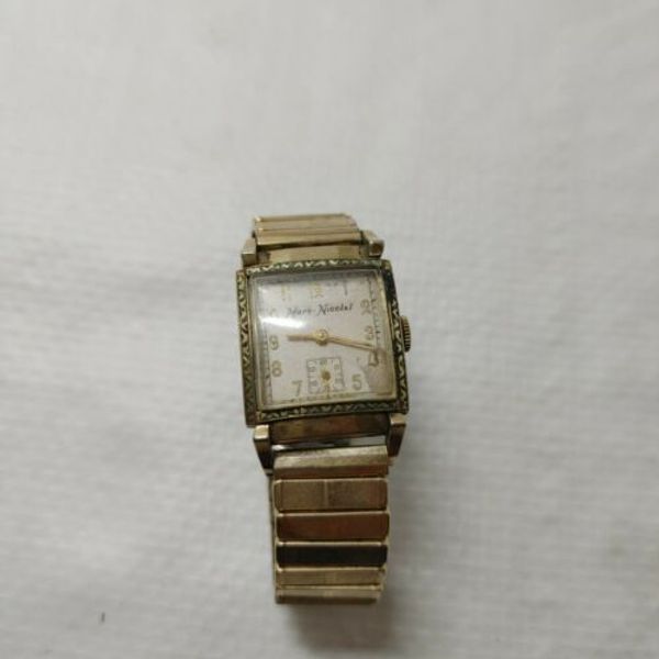 Vintage Marc Nicolet Gold Filled Watch Running 1/20 10k gf ...
