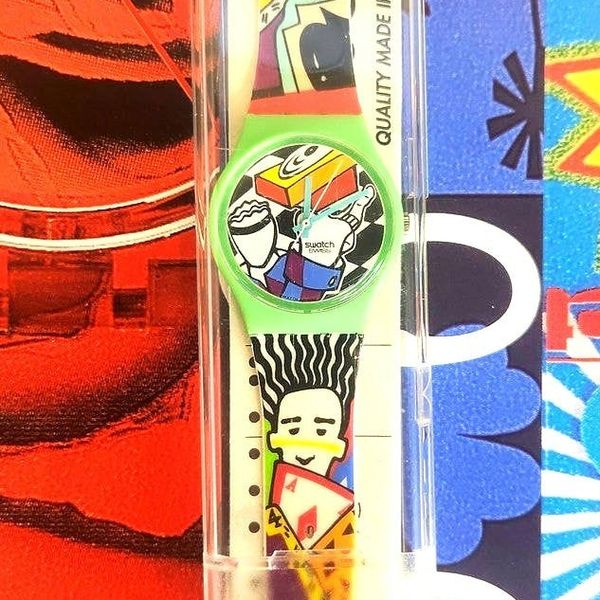 Swatch watch RAPP-ER GG134 1995 Standard Gents New old stock ...