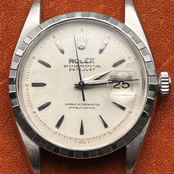 ROLEX DATEJUST REF. 6605 CIRCA 1958 ROULETTE DATE WHEEL ALL STEEL ...