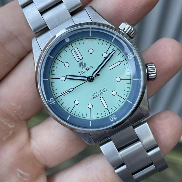 [WTS] Traska Seafarer Mint Green / Like New / Full Set | WatchCharts ...