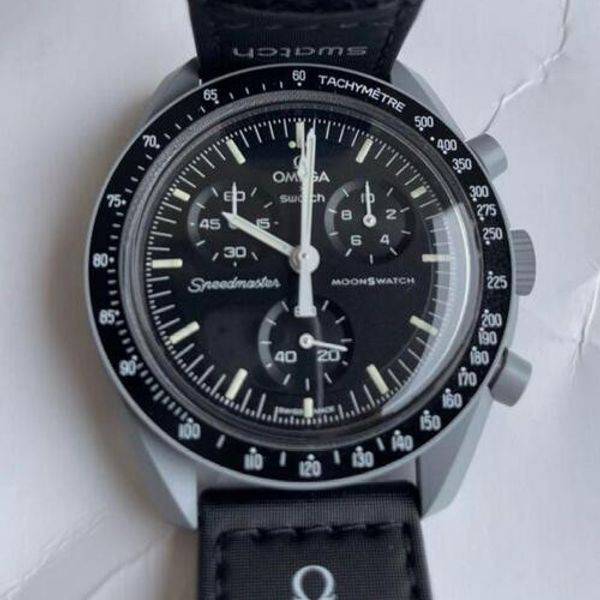 Omega x Swatch MoonSwatch "Mission to the Moon Grey" Bioceramic 42mm ...