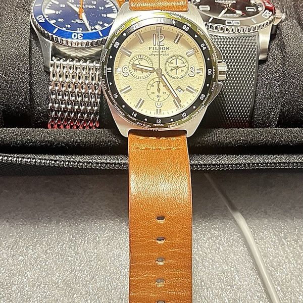 Filson X Shinola Journeyman Chronograph GMT Watch Quartz RARE ...