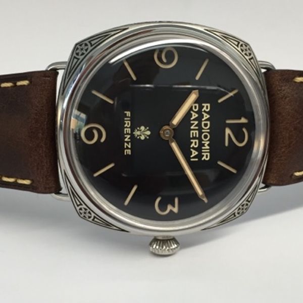 FS: Panerai PAM 672 Radiomir Firenze 3 Days PAM 672 Acciaio Limitiert ...