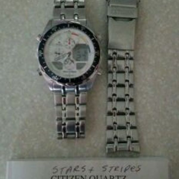 Vintage Citizen Navisail Stars & Stripes America's Cup 2000 Watch C320 ...