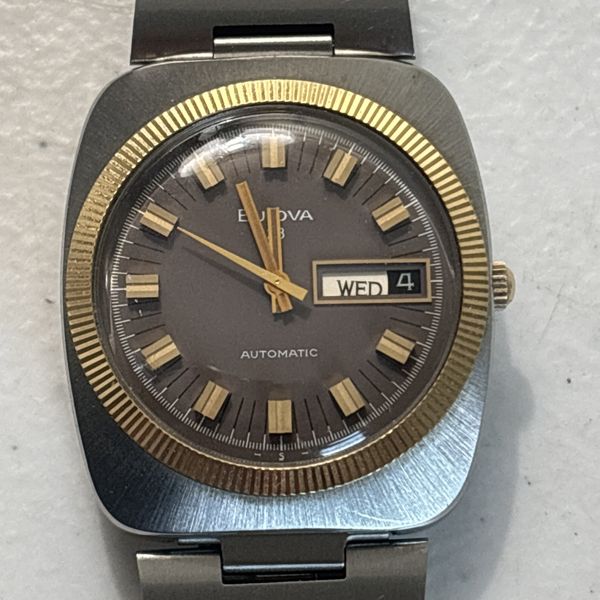Vintage 1975 Bulova 23 N5 Automatico T1121983 Data Acciaio Inox ...