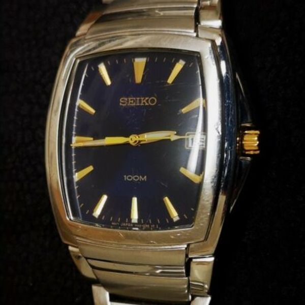 Seiko 7N42-0CT0 R2 5N0083 Automatic Divers Watch 100m Rare Shape Colour ...