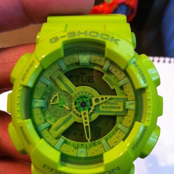 FS: LIME GREEN CASIO G-SHOCK HYPER COLOUR GA110B-3 | WatchCharts