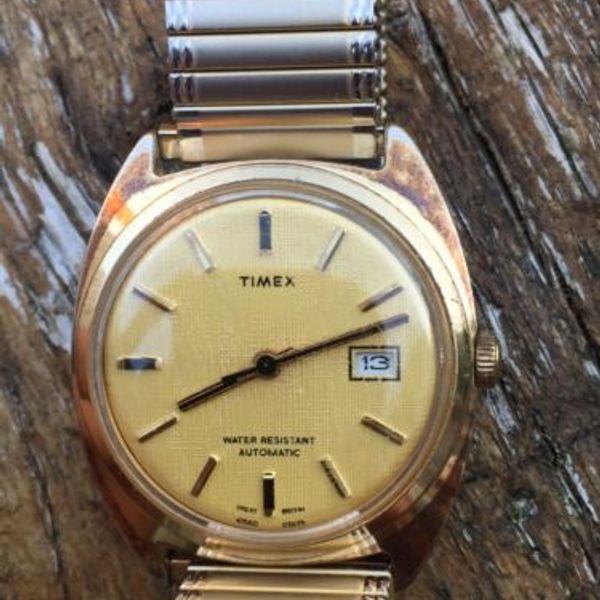 Vintage TIMEX Watch 47560 03275 Automatic Made In Great Britain ...