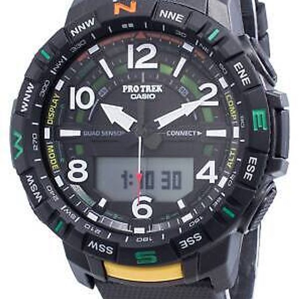 Casio PROTREK Quad Sensor PRT-B50-1 Digital Compass Quartz Men's Watch ...