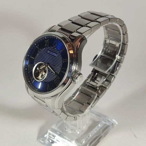 Bulova Classic Open-Heart Automatic Men's Wristwatch 41mm Sapphire ...