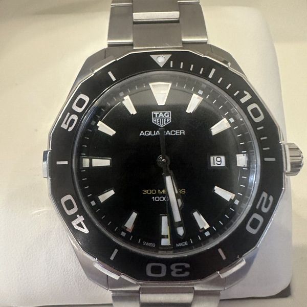 Brand new TAG HEUER watch Aquaracer with black dial - Receipt ...