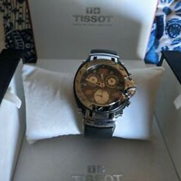 【FREE SHIPPING】 Watch Vintage mens tissot 1853 nascar watch with box ...