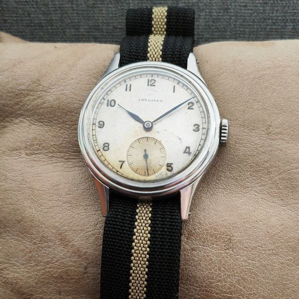 RARE! LONGINES WWII 40's MILITARY cal.10L ref.23200 VINTAGE 17J RARE ...