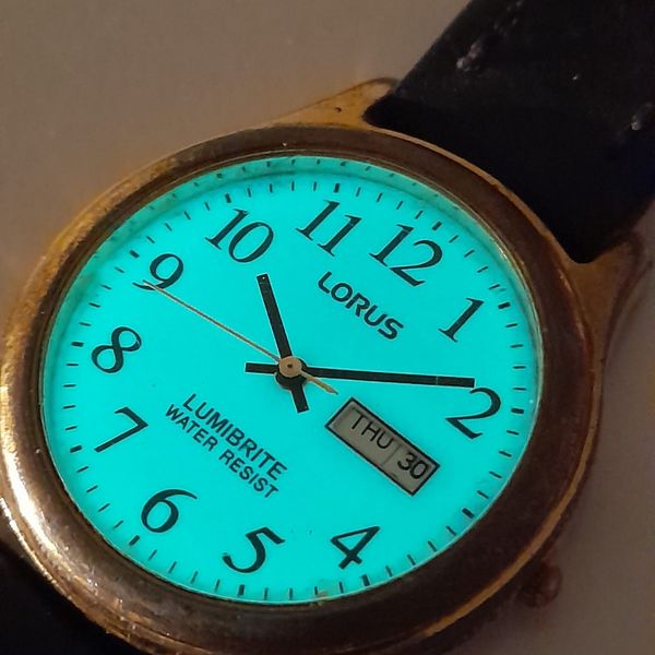 Lorus By Seiko Lumibrite VX33-X034 Watch Mens Quartz Luminous Dial New ...