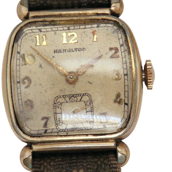Lot 11 Vintage gold filled HAMILTON GIRARD PERREGAUX BULOVA WITTNAUER ...