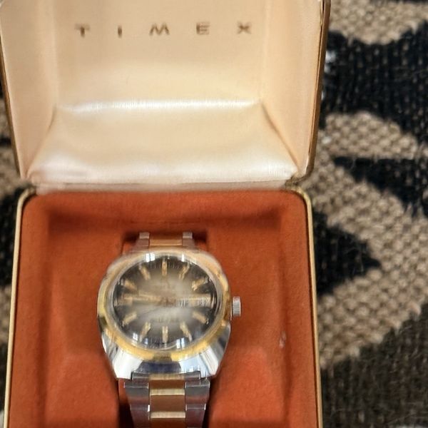 UNIQUE Men's Vintage Circa 70â Watch TIMEX BOX NOS | WatchCharts ...