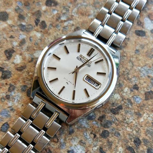 Vintage Seiko 5 Actus 21 Jewels Automatic 7019 8010 Kanji August 1970 | WatchCharts