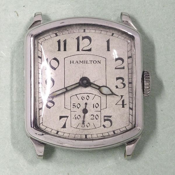 Hamilton Tonneau watch runs great + good dial 1930 j362 | WatchCharts ...