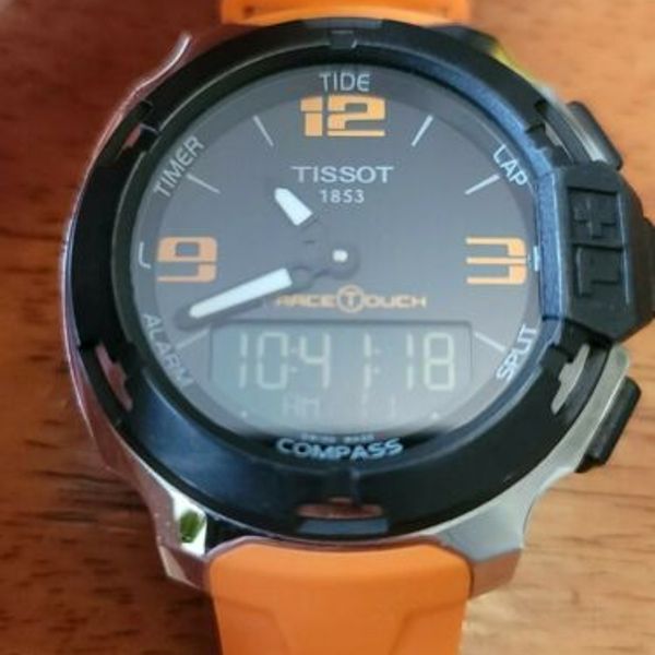 Tissot T-Race Touch Chronograph Quartz Wrist Watch T081420A New Battery ...
