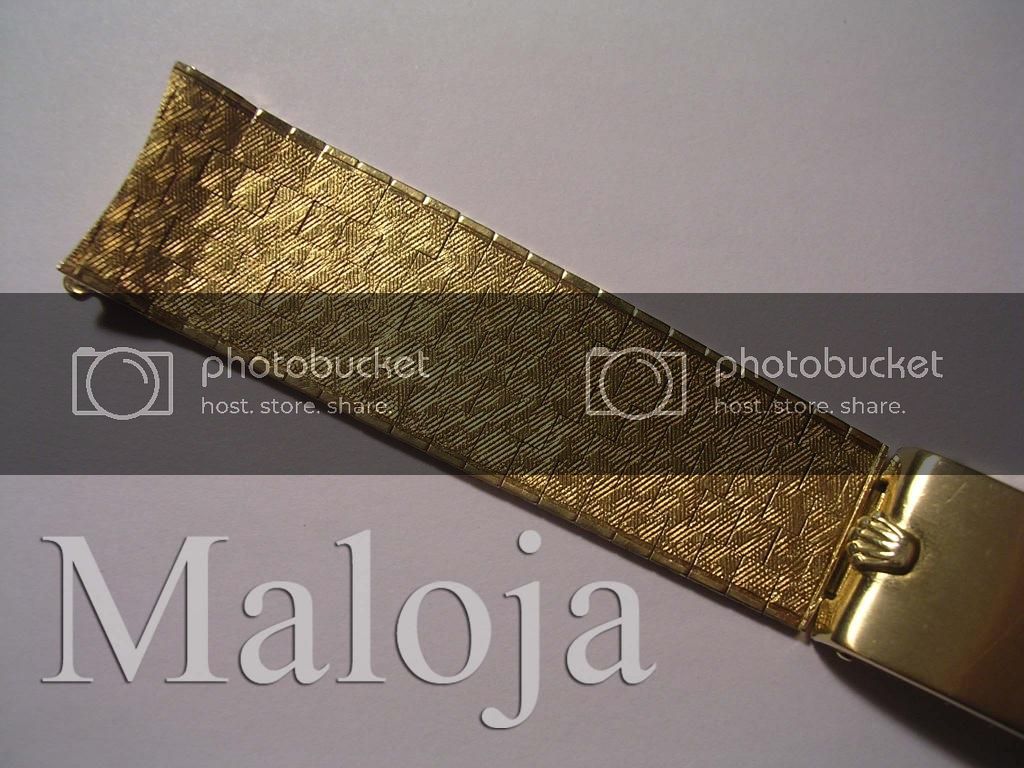 FS: 20mm 18k Gold Vintage Rolex BRICK LINK Bracelet for Ref. 180X, 160X ...