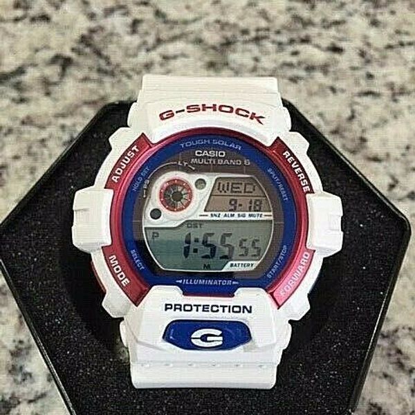 BRAND NEW RARE CASIO G-SHOCK GUNDAM TOUGH SOLAR TRICOLOR GW-8900TR-7JF ...