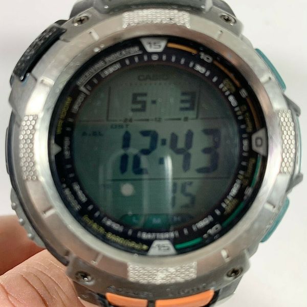 Casio Pathfinder 3043 PAW 1100T Tough Solar New Battery ALTI, BAR, COMP ...
