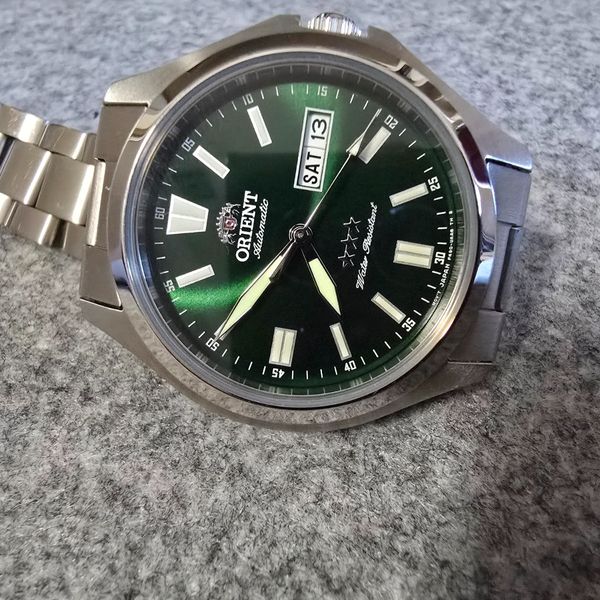 Orient Tristar Vega RA-AB0F08E19B Green Dial Diver Style Automatic ...