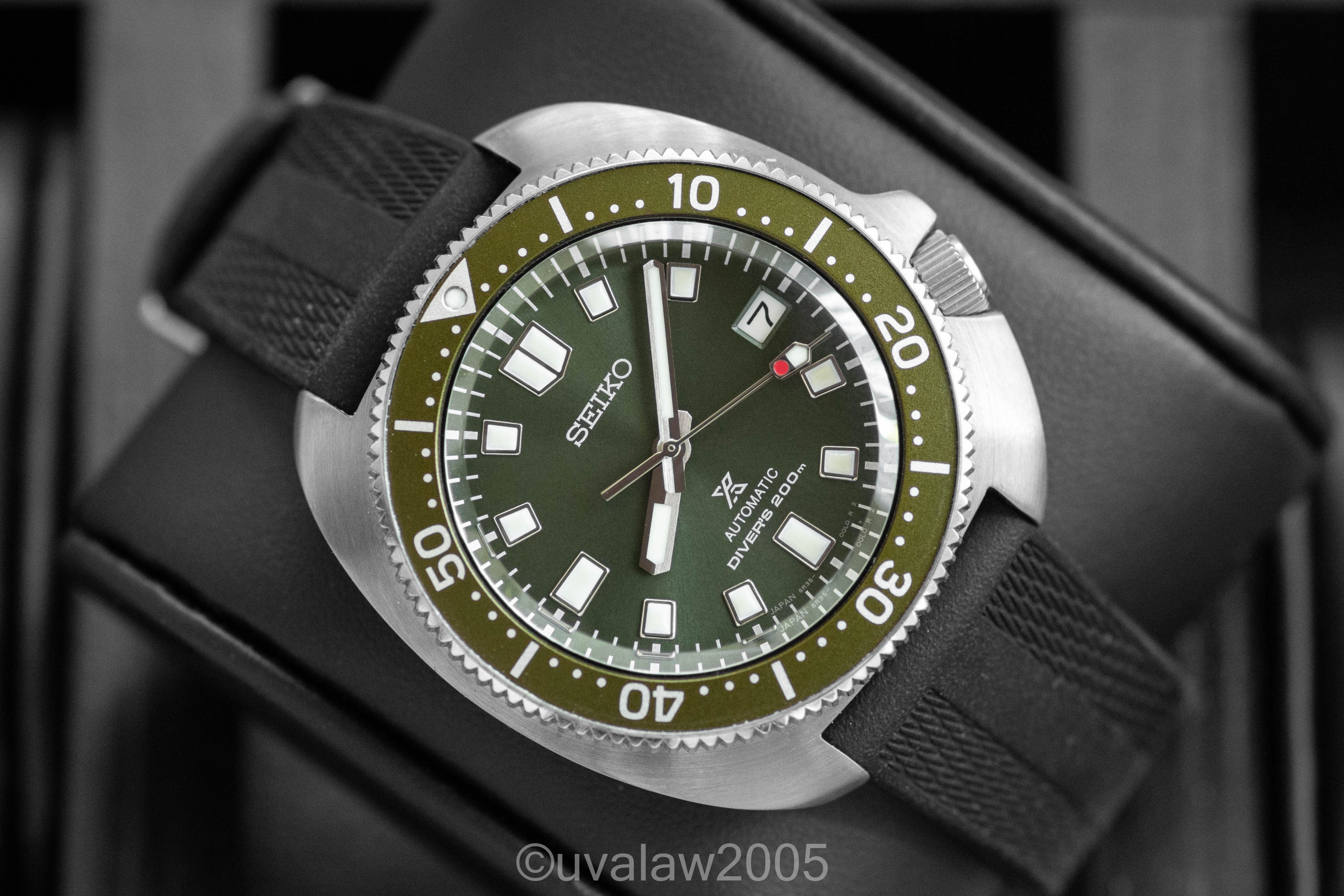FS: Seiko Willard SPB153, Green Dial, OEM Rubber Strap | WatchCharts