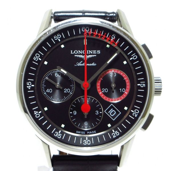 [New] [Used] LONGINES Heritage Column Wheel Chronograph Record Watch SS ...