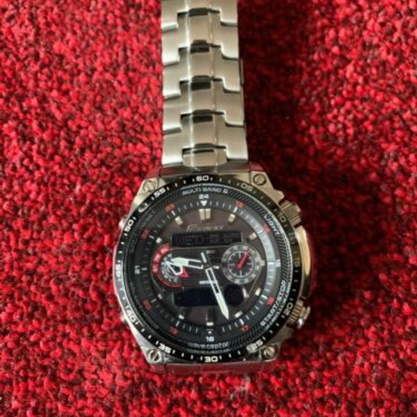CASIO EDIFICE WAVE CEPTOR SOLAR GENTS WATCH ECW- M300E Module Number ...