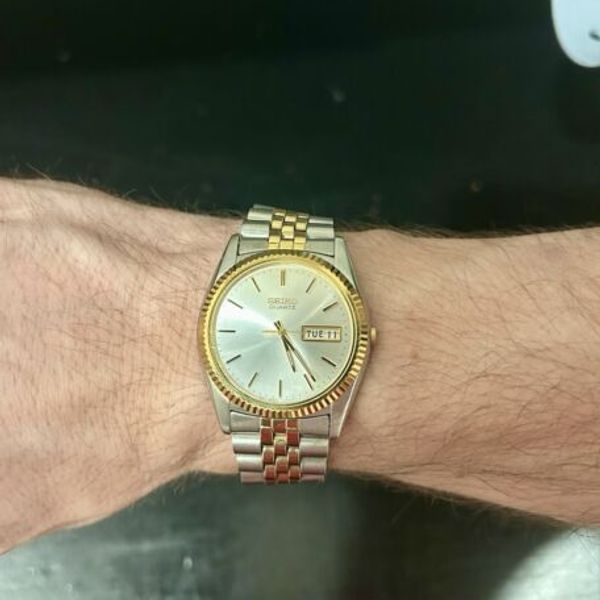 SEIKO QUARTZ DAY/ DATE MEN'S JAPAN 7N43-8111 VINTAGE | WatchCharts Marketplace