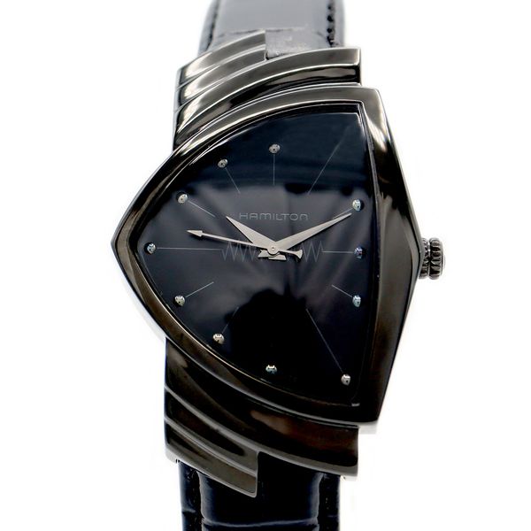 Battery replaced HAMILTON Hamilton Ventura full black H244010 black ...