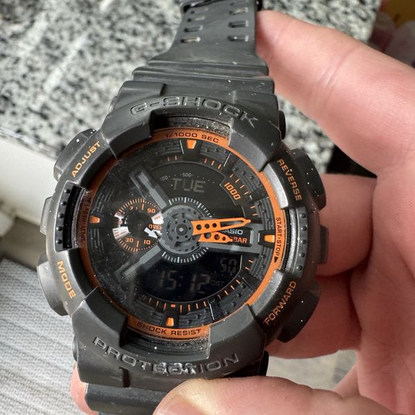 CASIO G-SHOCK BLACK 5146 WATER RESISTANT 20 BAR SHOCK RESIST MEN'S ...