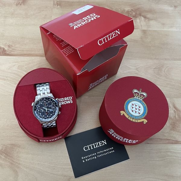 Citizen Men's Eco Drive RAF Red Arrows Edition Chronograph Watch CA0080 ...