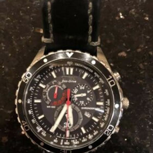 Citizen Eco Drive Wr 10 Bar Chronograph | WatchCharts Marketplace