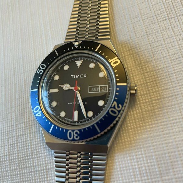 TIMEX M79 BATMAN Automatic 40mm Stainless Steel Bracelet Watch ...